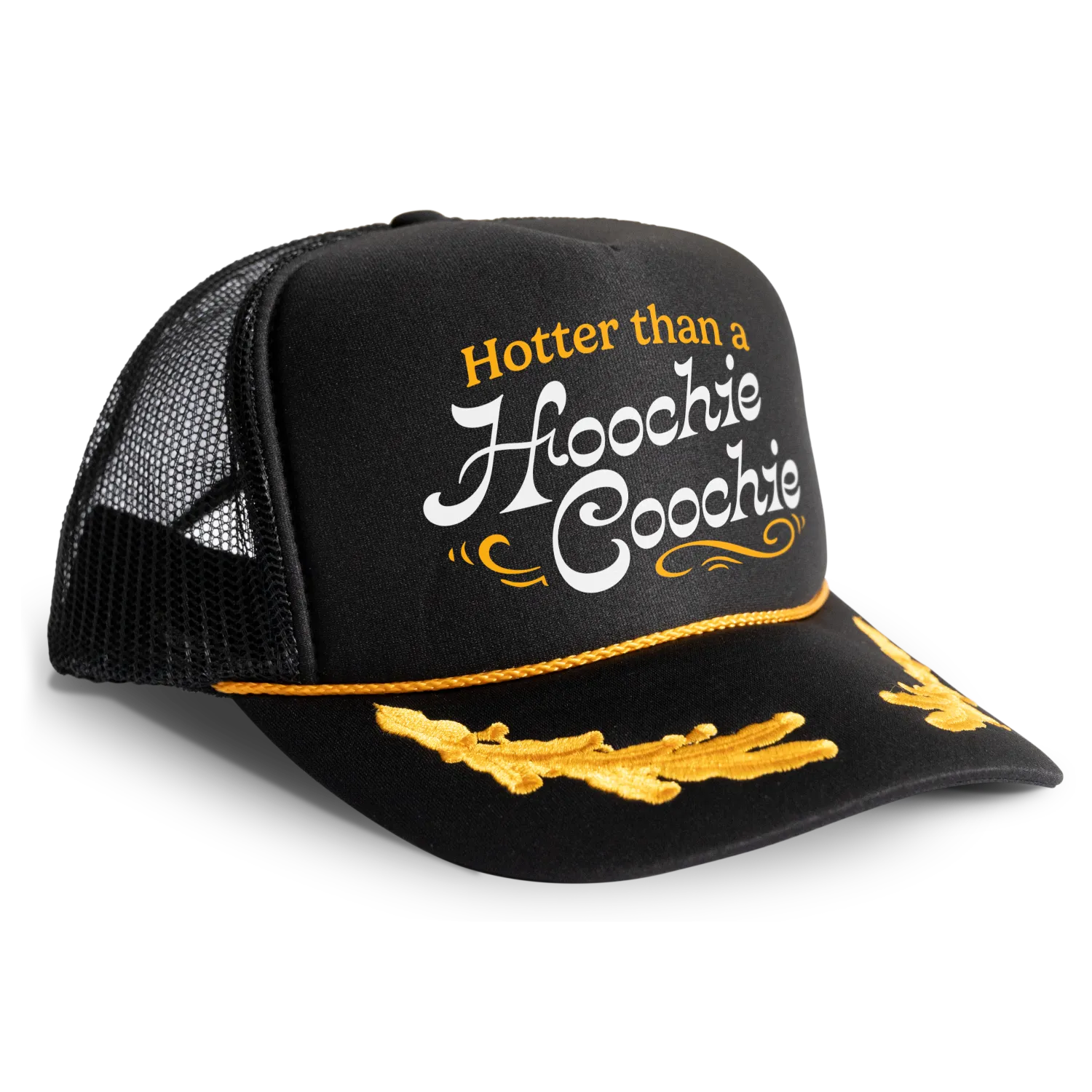 Black Rabbit - Hotter Than A Hoochie Coochie Cap 90s Country Retro Hat