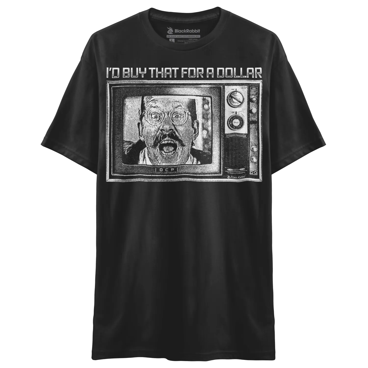 Black Rabbit - Robocop I'd Buy That For A Dollar Retro Vintage Sci-Fi 80s