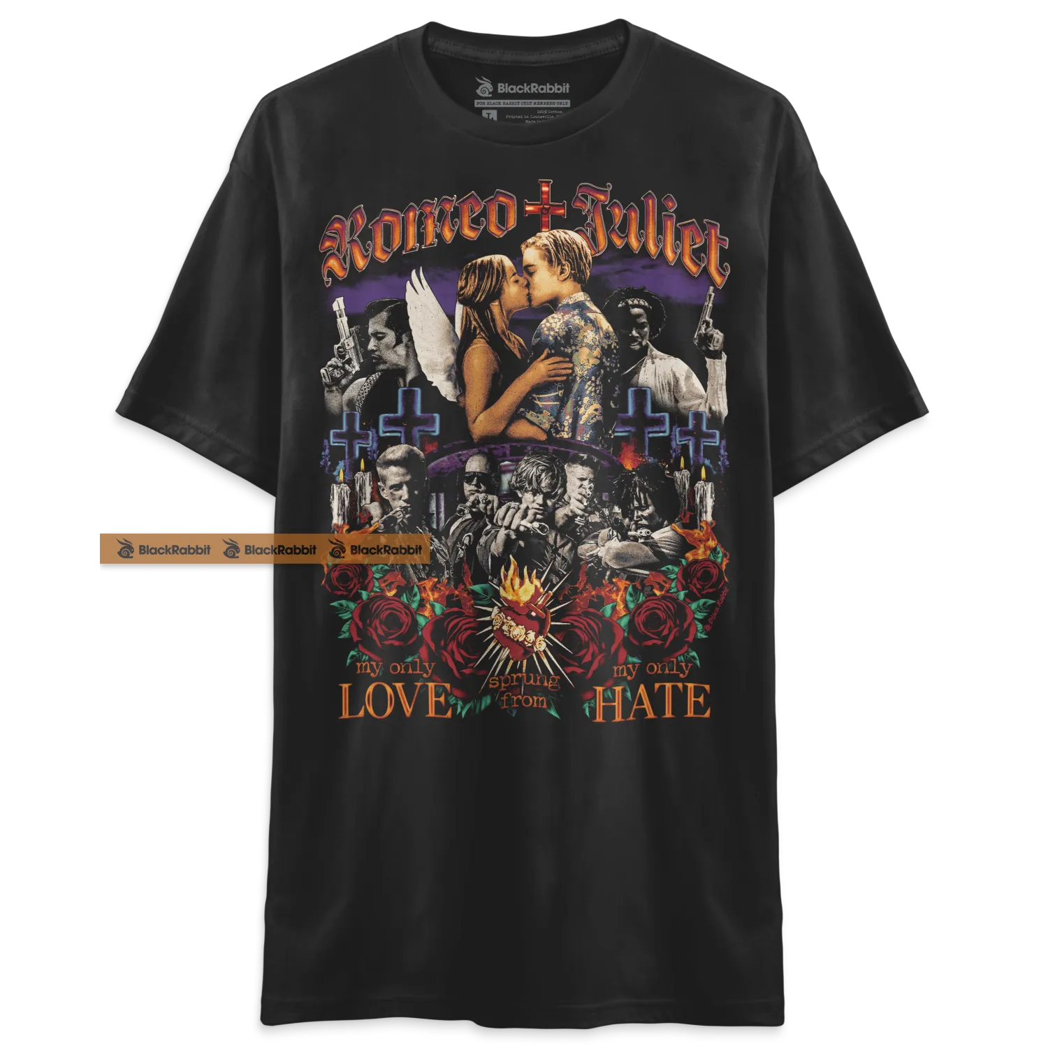 Black Rabbit Romeo + Juliet My Only Love Sprung From My Only Hate 90s Retro